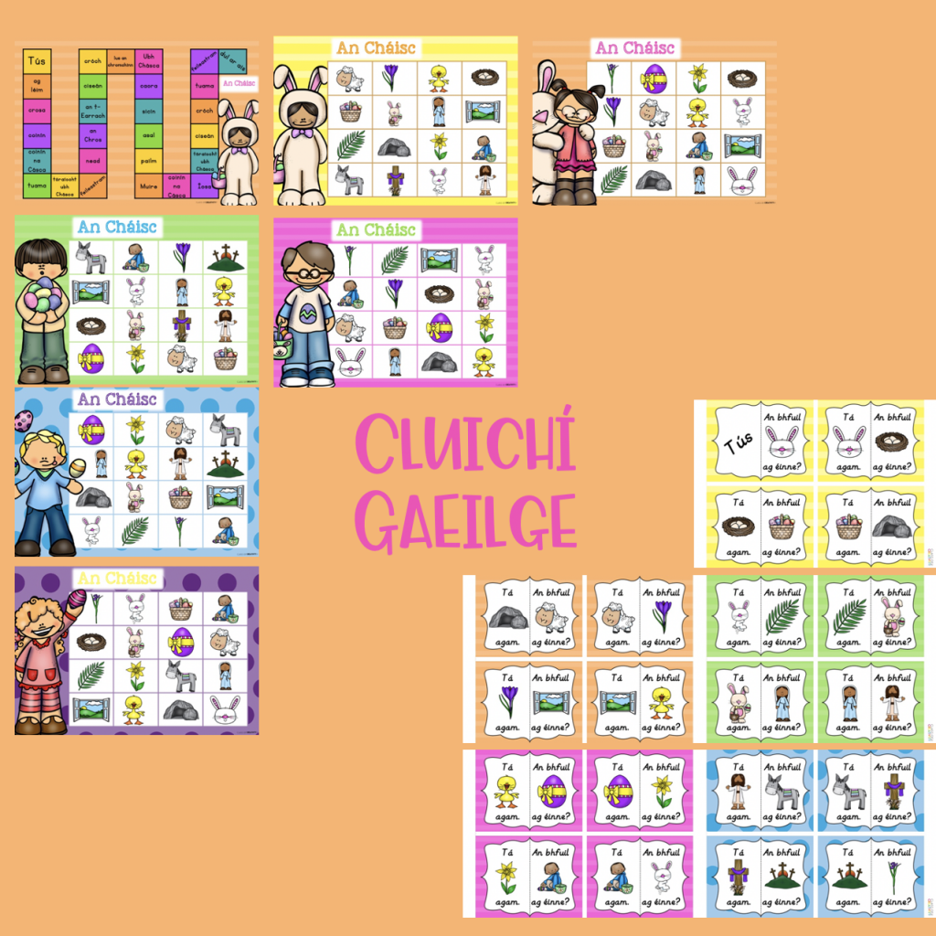 An Cháisc Irish Display Pack, Worksheets and Games