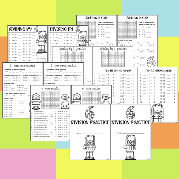 Division Practice Worksheets and Tests – Class of Creativity