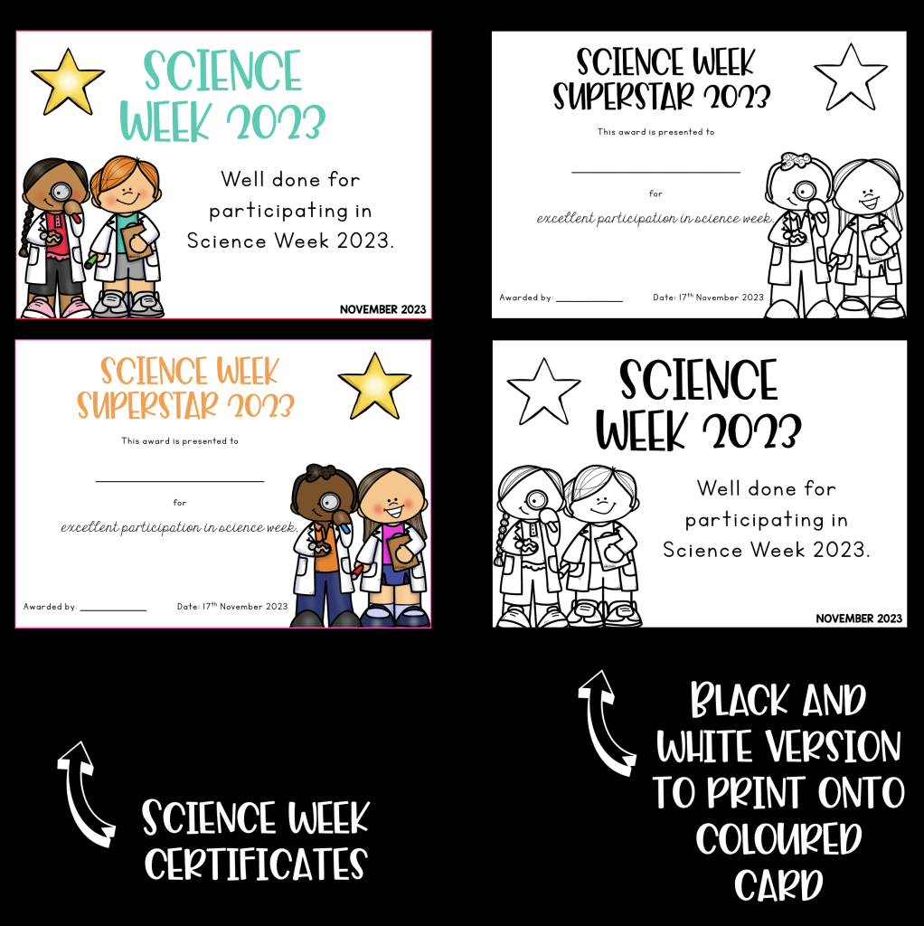Science Week Pack 2023 – do not purchase in 2024